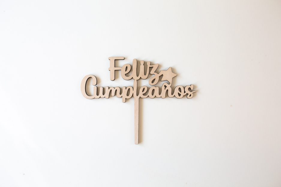 Topper Feliz Cumpleaños - A las Mil Maravillas